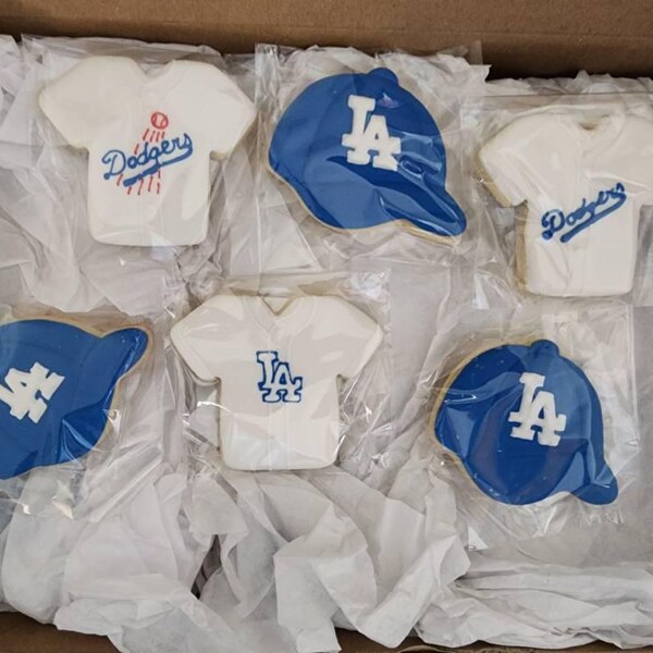 LA Dodger’s Sugar Cookies - Etsy