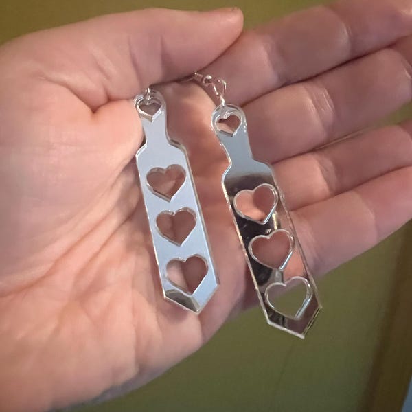 Pastel Knife Mirror Acrylic Goth Heart Kawaii Girly Cute | Choose Your ...