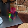 CMY Cubes® the Motus - Icosahedron, Optical Polyhedron, Subtractive ...