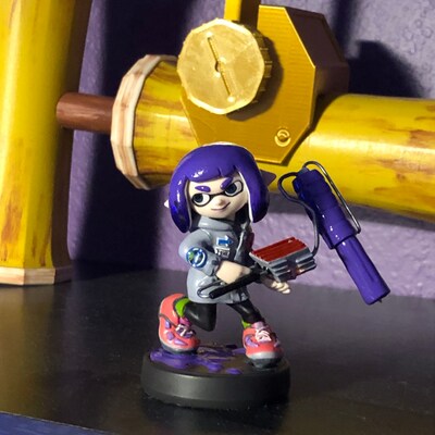 Custom Splatoon Amiibo Purple Inkling Boy Amiibo - Etsy