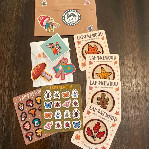 Woodland Insects Pixel Art Vinyl Sticker Sheet - Etsy