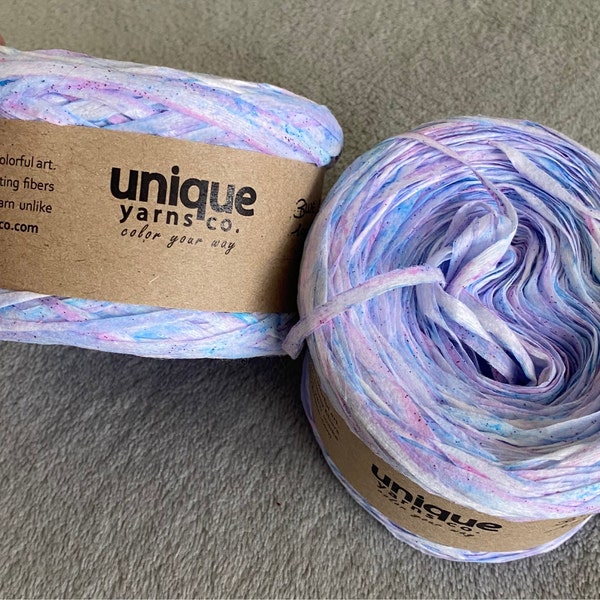 Recycled Plastic Yarn Made From Plastic Bottles, Shiny Green Sturdy ...