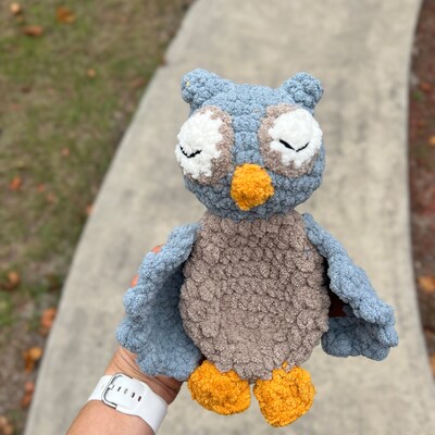 Pattern: Oakley the Owl Snuggler Pattern, Crochet Owl, Crochet Pattern ...