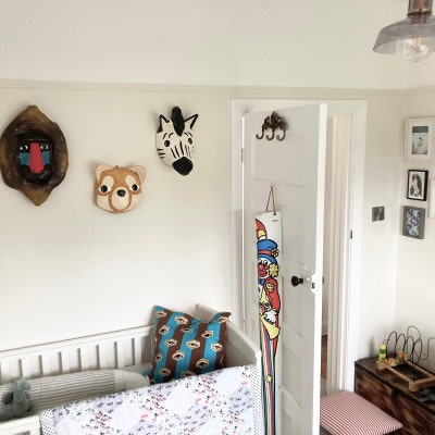 Paper Mache Seagull, Clarice. Hanging Paper Sculpture, Original Home ...