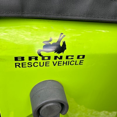 Bronco Rescue Vehicle Funny Sticker Perfect for Jeep - Etsy