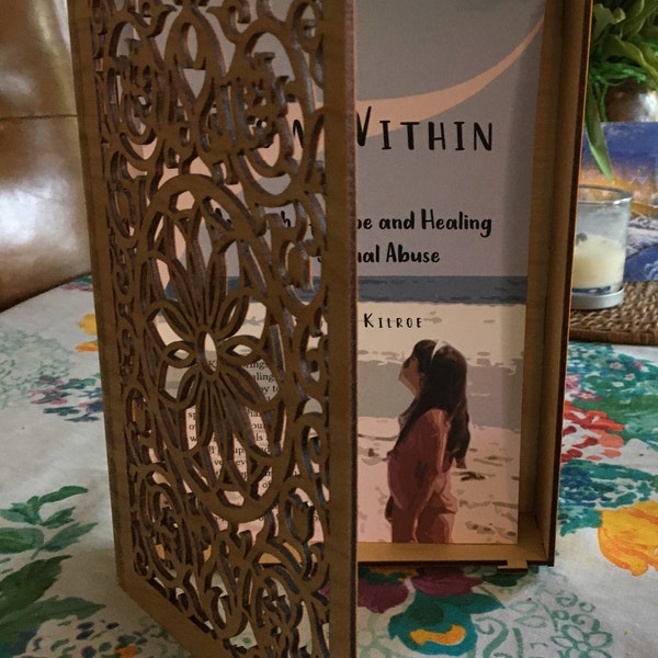 Book Box, Gift Box, Wooden Book Box, Handmade Box, Mothers Day Gift ...