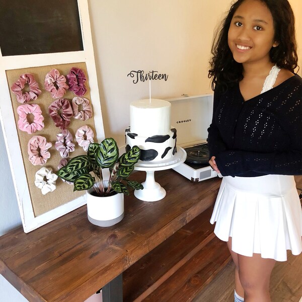 Thirteen Cake Topper, 13 Birthday, Bohemian 13 Cake Topper, Sweet ...