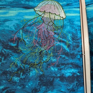 Thistle Flower Fluffy Fringed Thread Velvet Machine Embroidery Design ...
