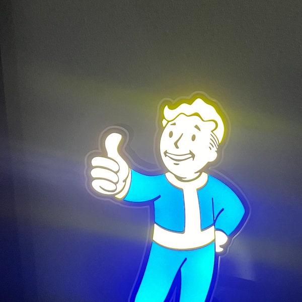Fallout Inspired Nuka Cola Blue/purple Quantum LED Sign - Etsy