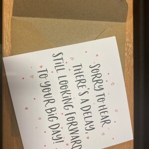Delayed Wedding Poem Pandemic Wedding Card - Etsy