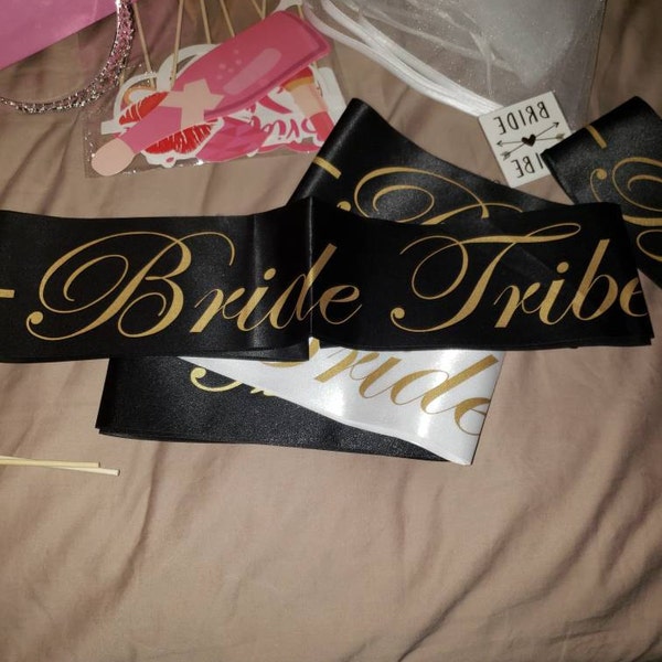 Bride to Be/bridesmaids Sash Set Bridal Sash,team Bride Sash ...