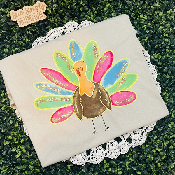 Turkey Png Neon Png Preppy Png Fall Png Watercolor Png - Etsy