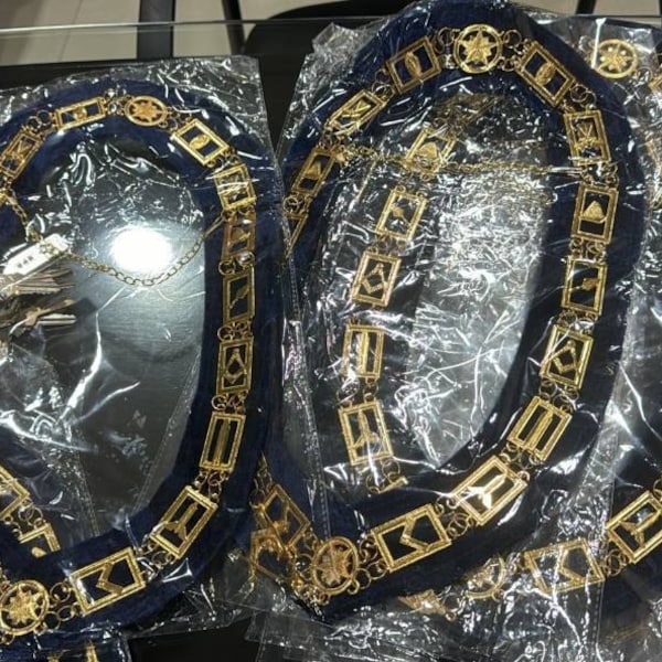 Masonic OES Hand Embroider Worthy Patron / Matron Apron and Collar ...