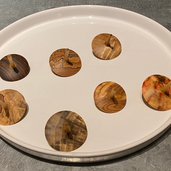 Toy Tops - Natural Wood - Etsy