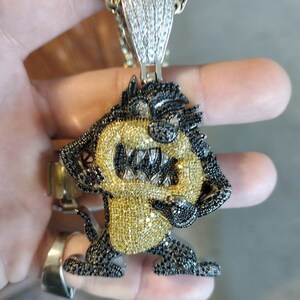 9.75 CT Diamond Hulk Pendant Diamond Pendant Angry Hulk - Etsy