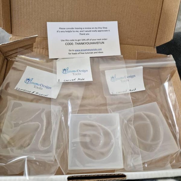 Polymer Clay Earring Cutters - 3 Different Twirl Earring Cutters - Long ...