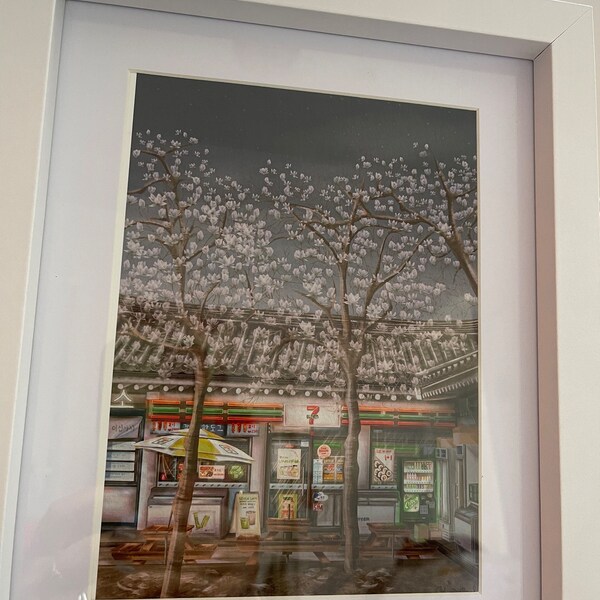 Korean Street Scenery / Seoul Korea Architecture Drawing/korean Wall ...