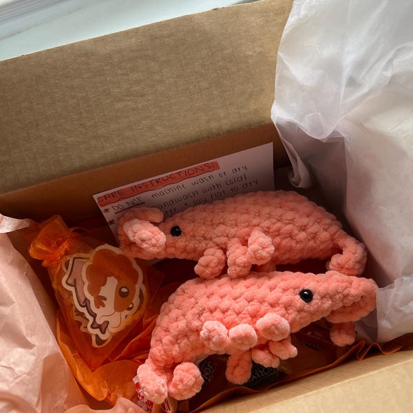 Handmade Crochet Shrimp Plushie | Cute Soft Shrimp Stuffed Animal - Etsy