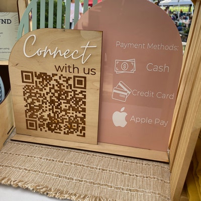 Triple Half Arch Sign Slats SVG Wedding Template, Social Media, Payment ...