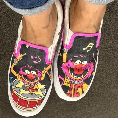 Super Mario Custom Vans - Etsy