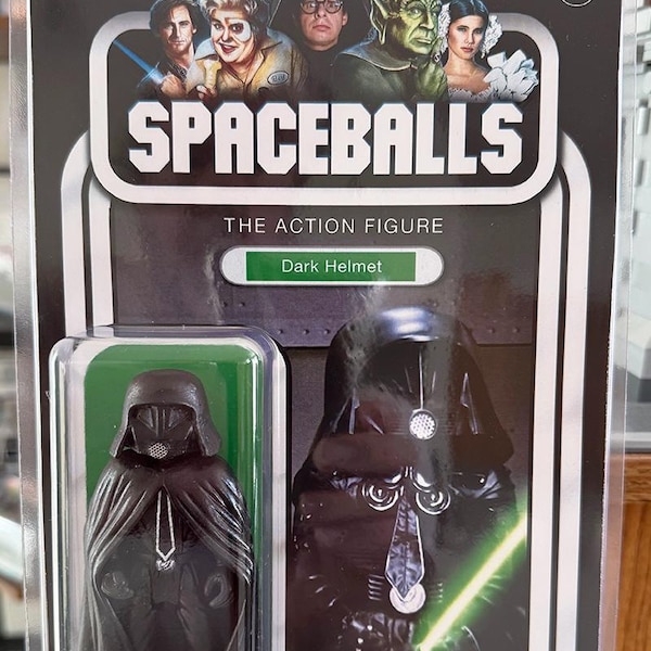 Spaceballs Hair Pick Movie Parody Star Wars Custom Made Card With Comb ...
