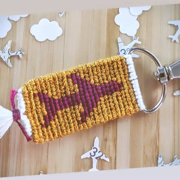 Airplane Keychain| Gift for Pilot| Custom Colors| Student Pilot Gift ...