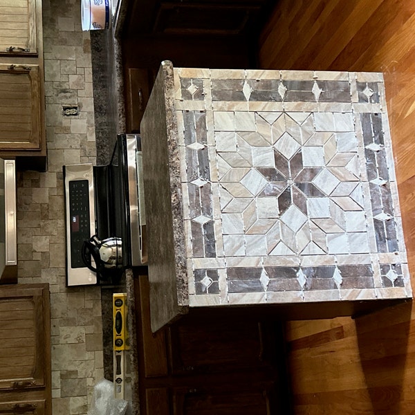 36" X 36" Tile Medallion Mosaic - Happy Floors Phoenix Tile Series - Etsy