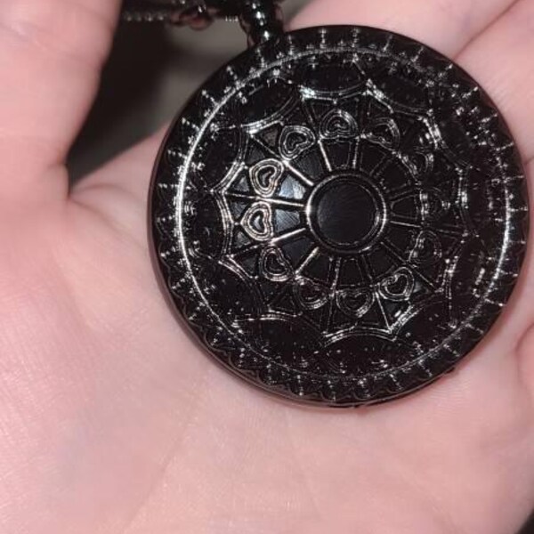 Foresight Scrying Mirror. Acrylic Face. Pocket Black Scrying Mirror ...