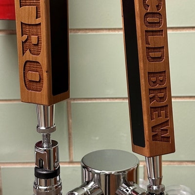 Walnut Custom Beer Tap Handle With Chalkboard Insert Hop - Etsy
