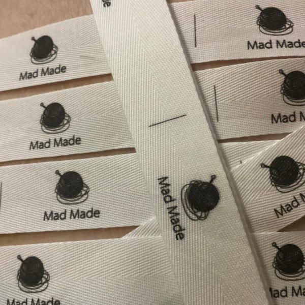 3042MM Logo Labels, Folding Tags, Sew Twill Labels, Sew Accessori ...