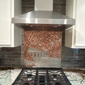 Arizona Kitchen Backsplash Tile With Desert Scene, Cactus and Desert ...