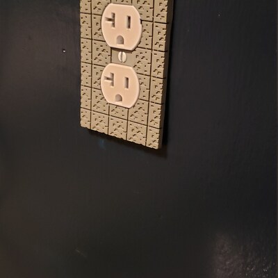 Minecraft-inspired Electrical Outlet Cover - Etsy