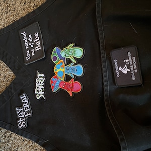 Hand Print Embroidered Patch Iron on Patches for Jackets Neon Hand Palm ...