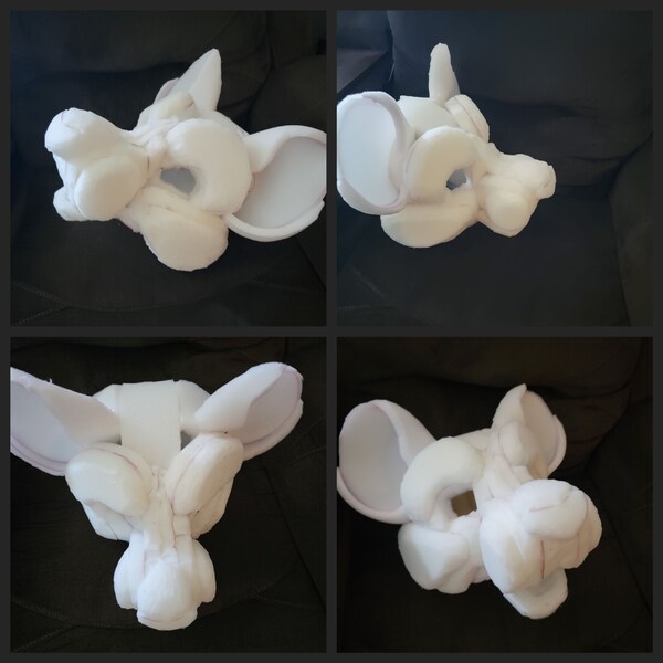 PDF TEMPLATE: Fursuit Head Base Big Cat Digital Download - Etsy