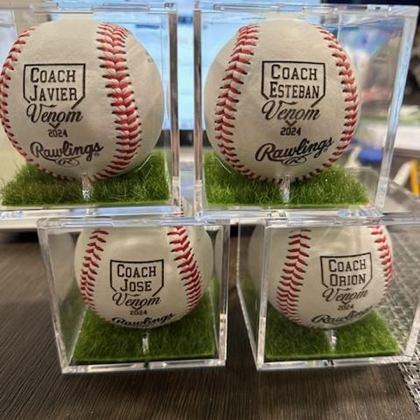 Baseball Coach's Gift Engraved Baseball - Etsy