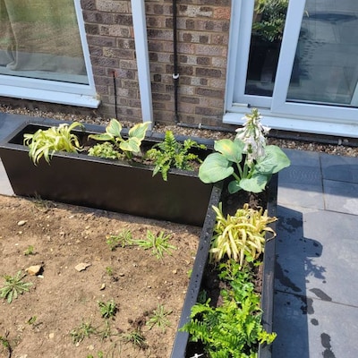 Bronze Extra Large Aluminium Metal Garden Planter Pot Trough - Etsy