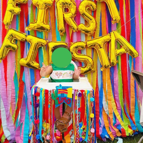 First Fiesta Balloons First Fiesta Decorations Fiesta First Birthday ...