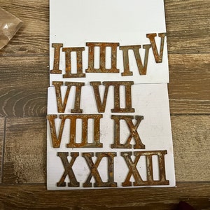 12 Inch Letters Alphabet PER LETTER or NUMBER Rusty Vintage Western ...