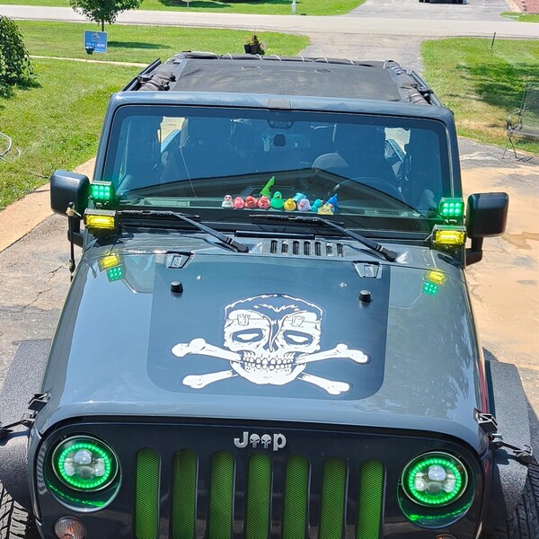 Rockabilly Big Bad Wolf Vinyl Sticker, Horror Punk Decal, Psychobilly ...