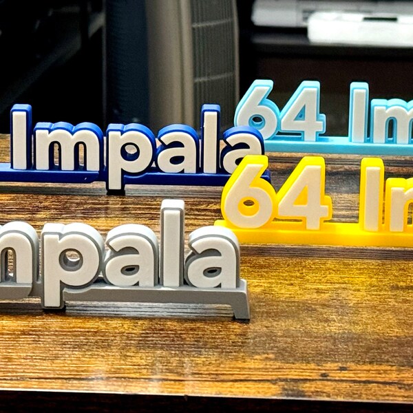 Desk Name Plate, 3D, Multi-color, Custom Made, Desk Accessories, Office ...