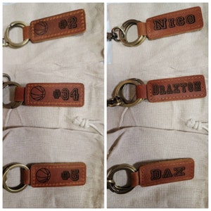 Corporate Gifts for Employees Personalized Keychain Leather - Etsy