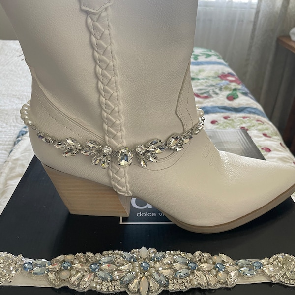 Navajo Pearls Boot Bracelet for Cowboy Boots Turquoise Boot Chain ...