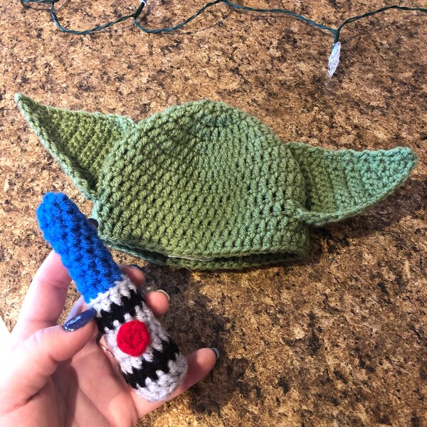 Crochet Lightsaber Baby Rattle, Light Saber Baby Rattle, the Child ...
