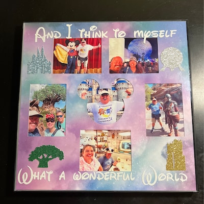 Disney Picture Frame Best Day Ever Collage Photo Frame Mickey Mouse ...