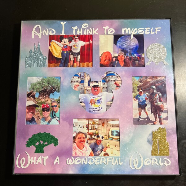 Disney Mickey Mouse Picture Frame Collage Photo Frame Birthday Disney ...