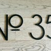 Large Modern Black House Numbers, 8 Inch, 12 Inch, Address Numbers ...