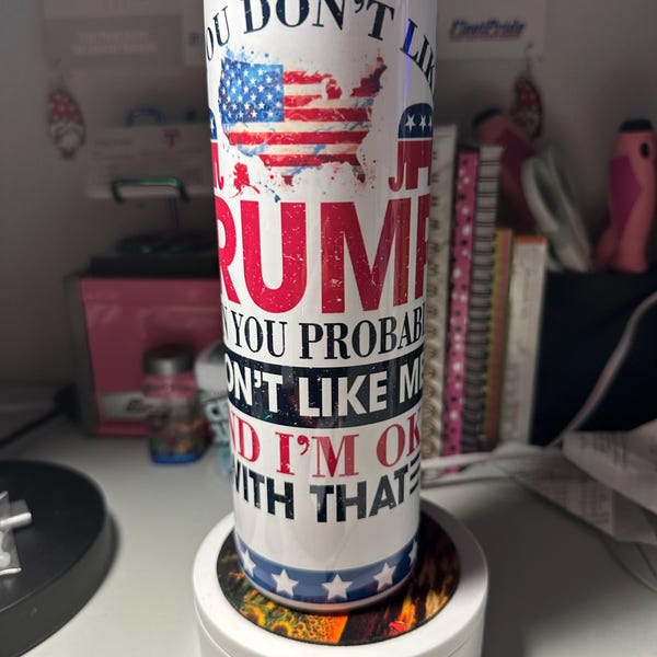 Trump 2024 Tumbler Wrap PNG Digital Download 20 Oz Skinny, Election ...