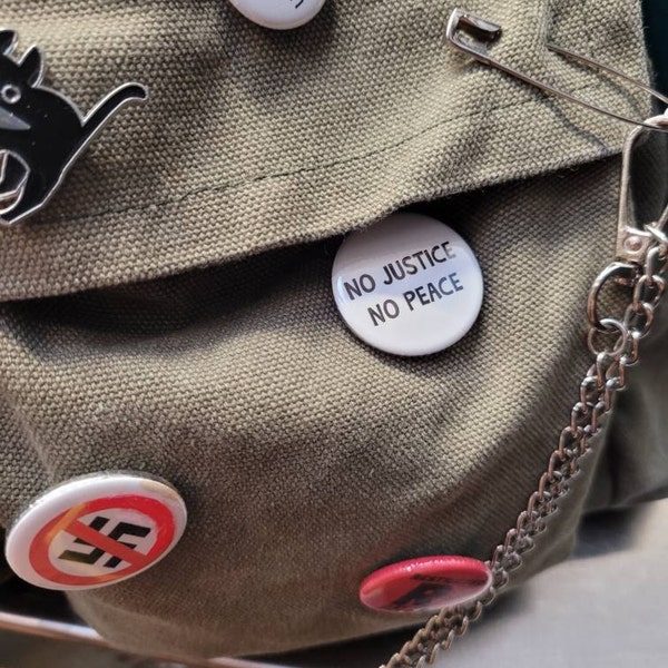 Punk Pins Pinback Punk Buttons Anarchy Anti-racist Equality ACAB ...