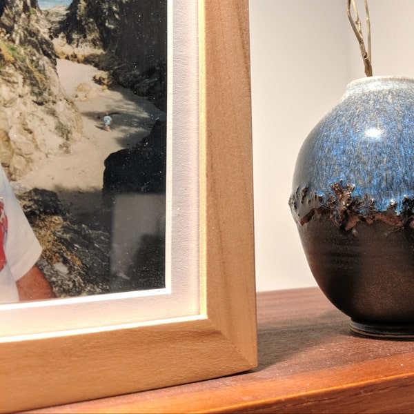 Natural Cherry, Oak or Maple Picture Frame in Peewee Style- Choose Size ...