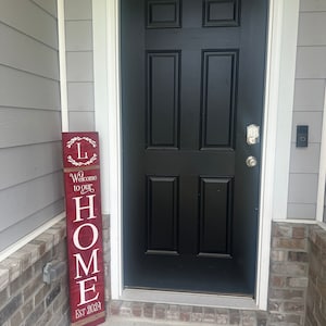 5 Foot Welcome Sign With Twine Accents - Etsy